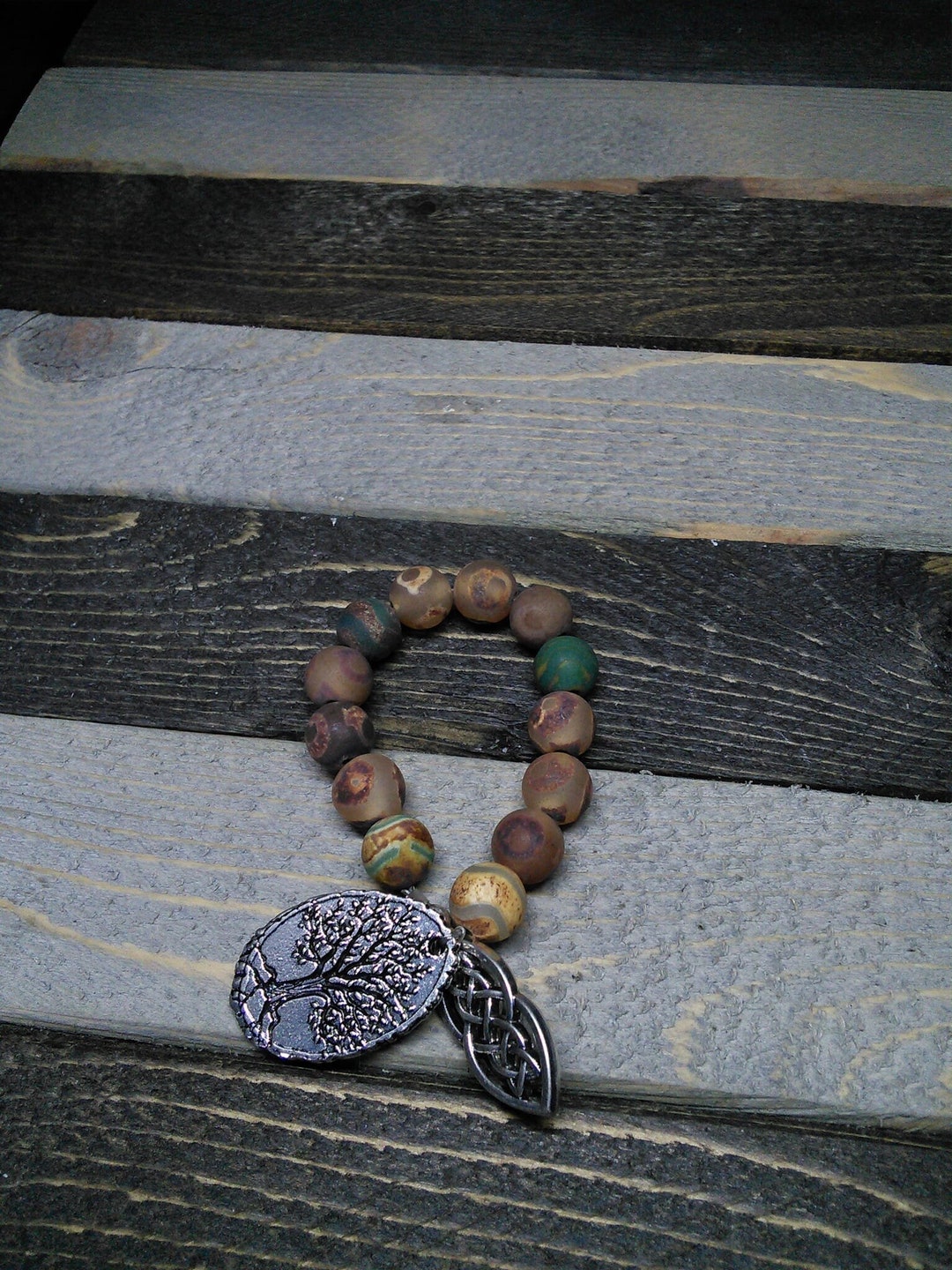 Wicca Prayer Pagan Dzi Bead Agate Prayer Beads, Meditation Beads ...