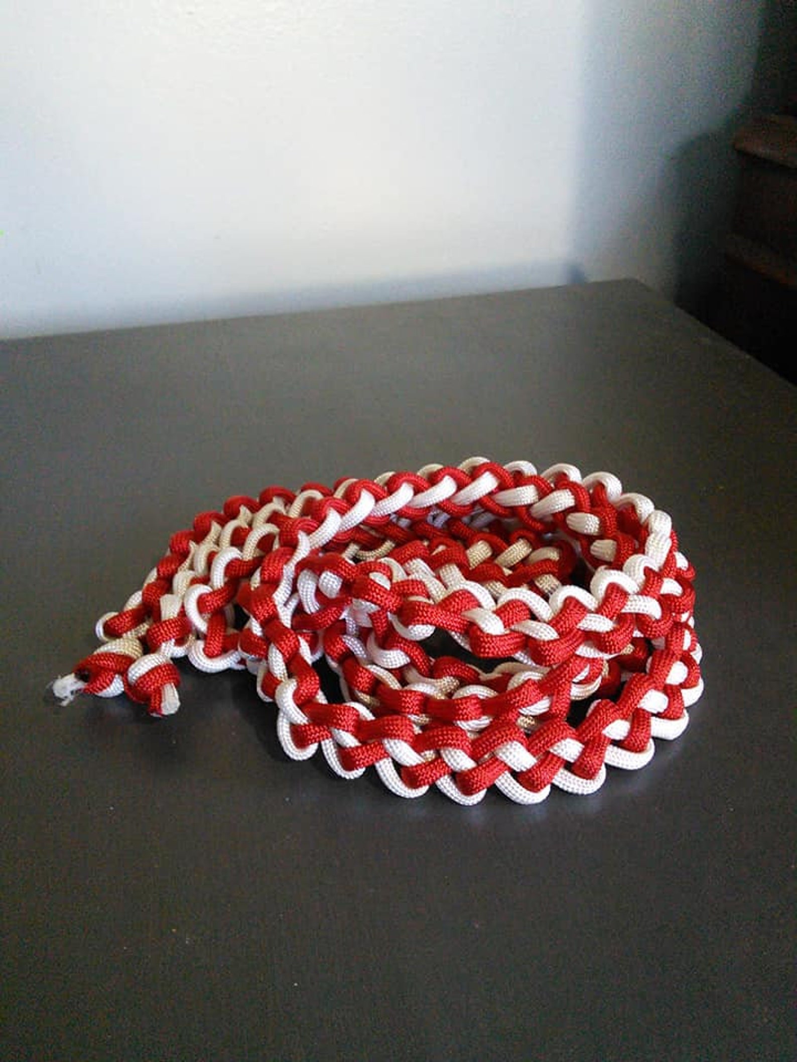 Red and White Paracord Handfasting Nylon Cord | Etsy