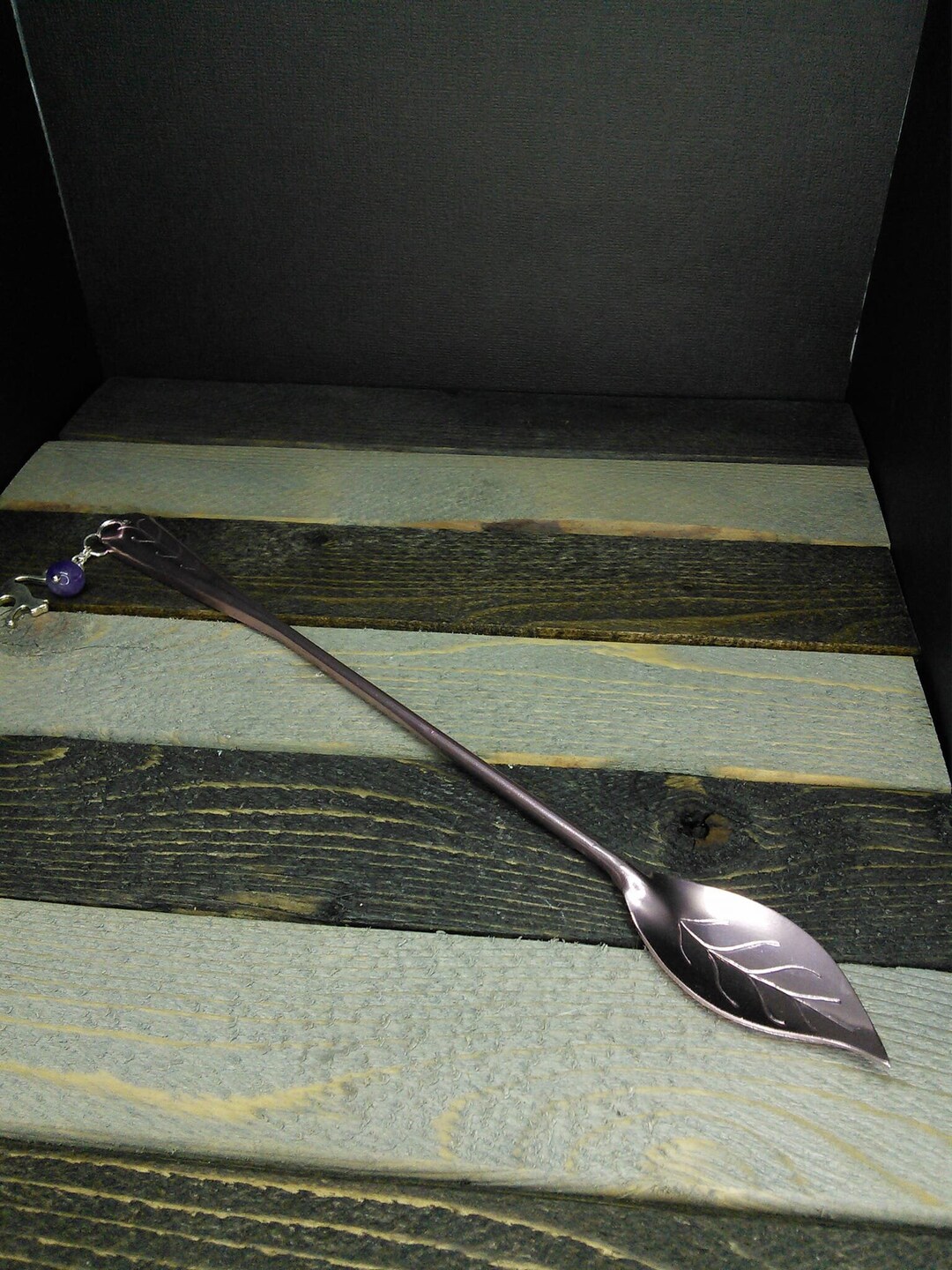 Vintage Aluminum Leaf Spoon for Stirring Spells and Spell Craft - Etsy