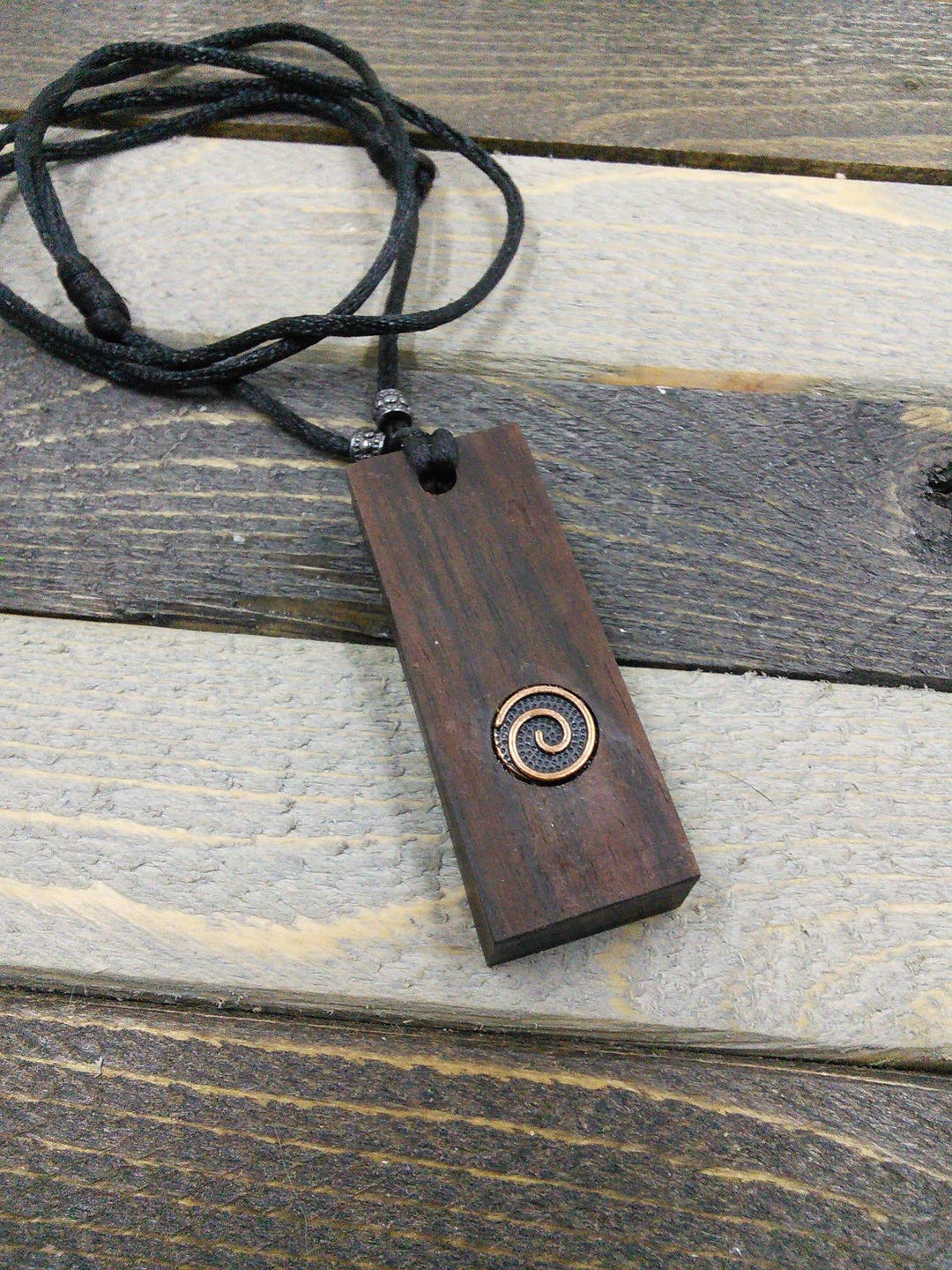 Exotic Wood Pagan Witch Protection Necklace - Etsy