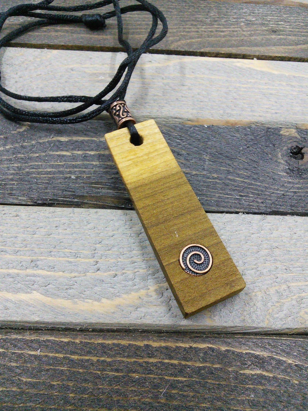Exotic Wood Pagan Witch Protection Necklace - Etsy