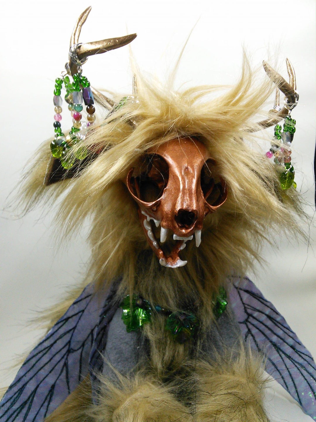 The Faerie Dragon Dark Forest Creature Handmade Pagan God Doll - Etsy