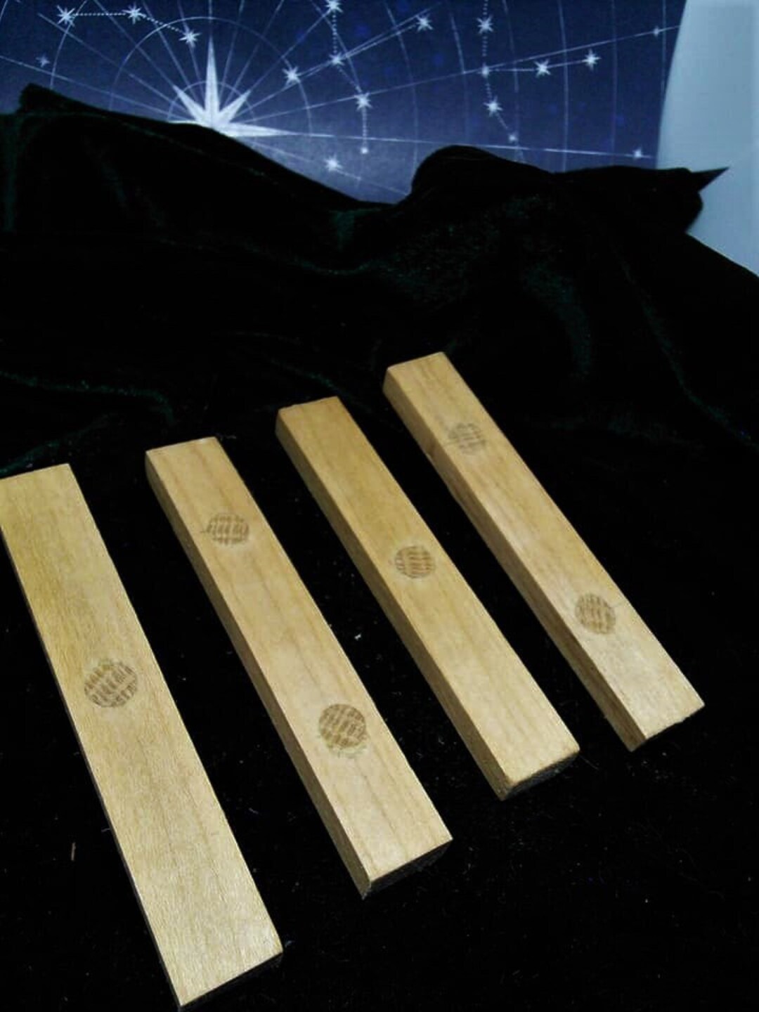 Geomancy Druid Wood Casting Sticks - Etsy