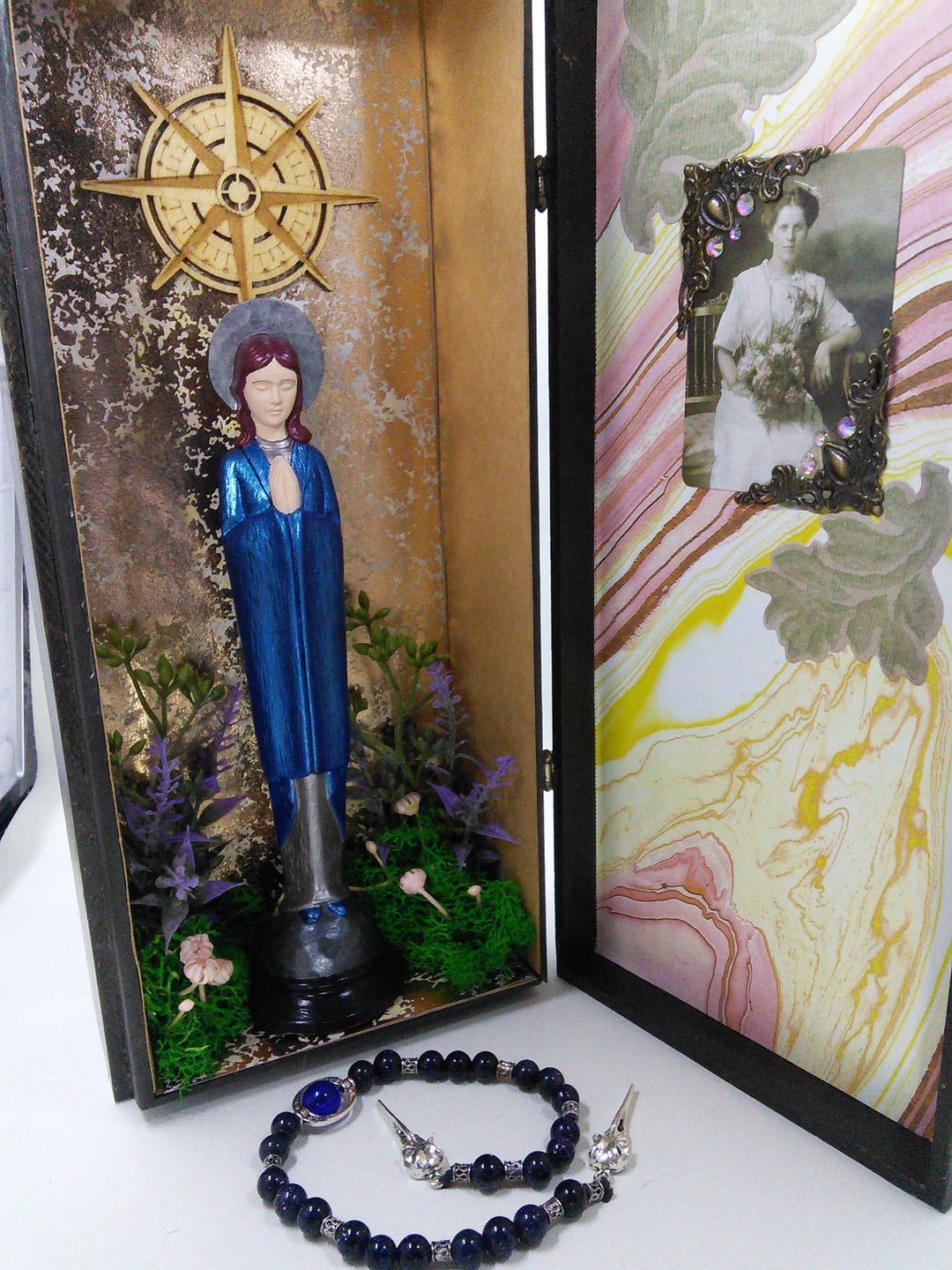 Large Shrine Travel Shrine Honoring Hecate Dark Goddess Pagan Wicca - Etsy