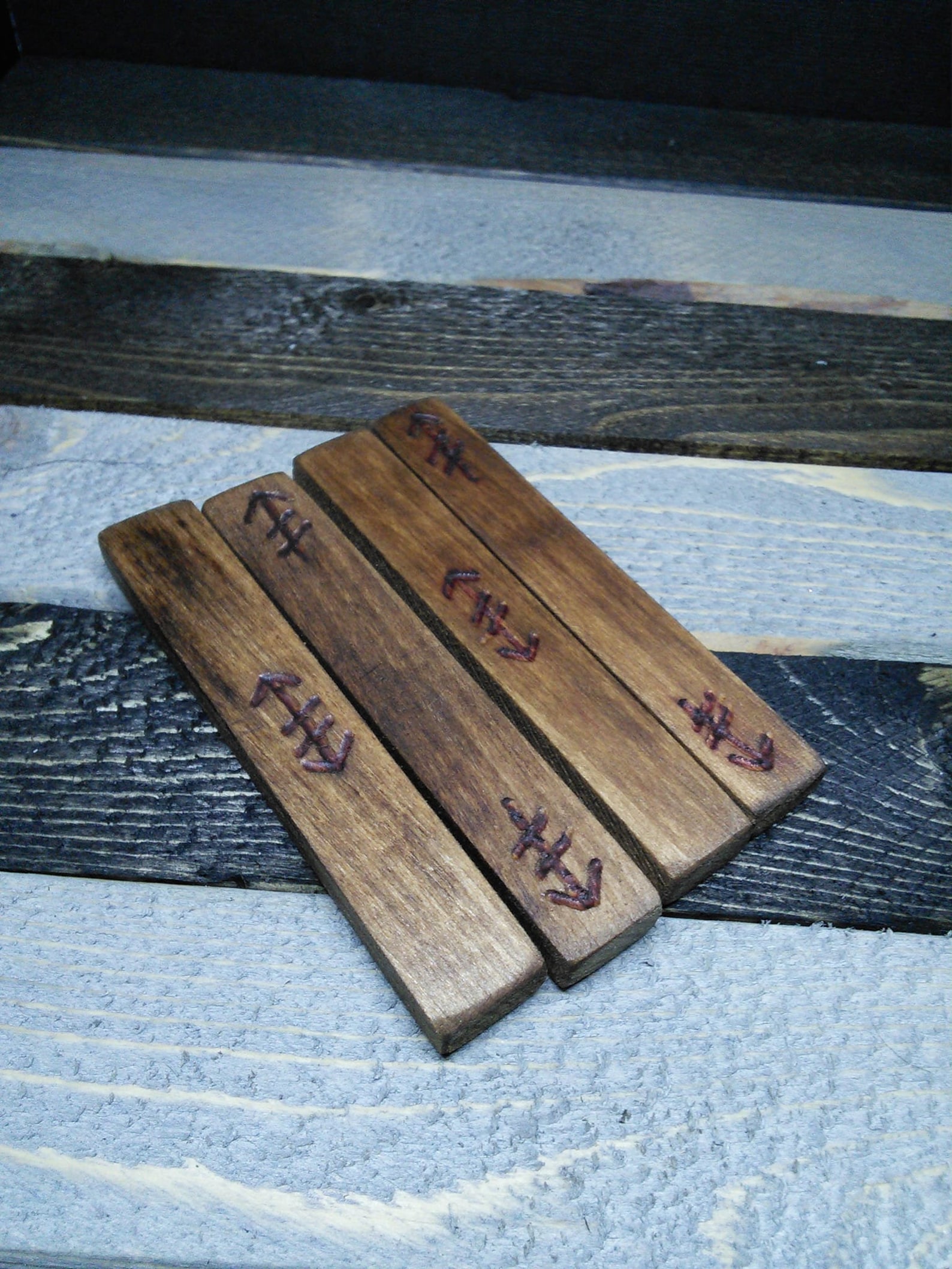 Geomancy Druid Wood Casting Sticks - Etsy