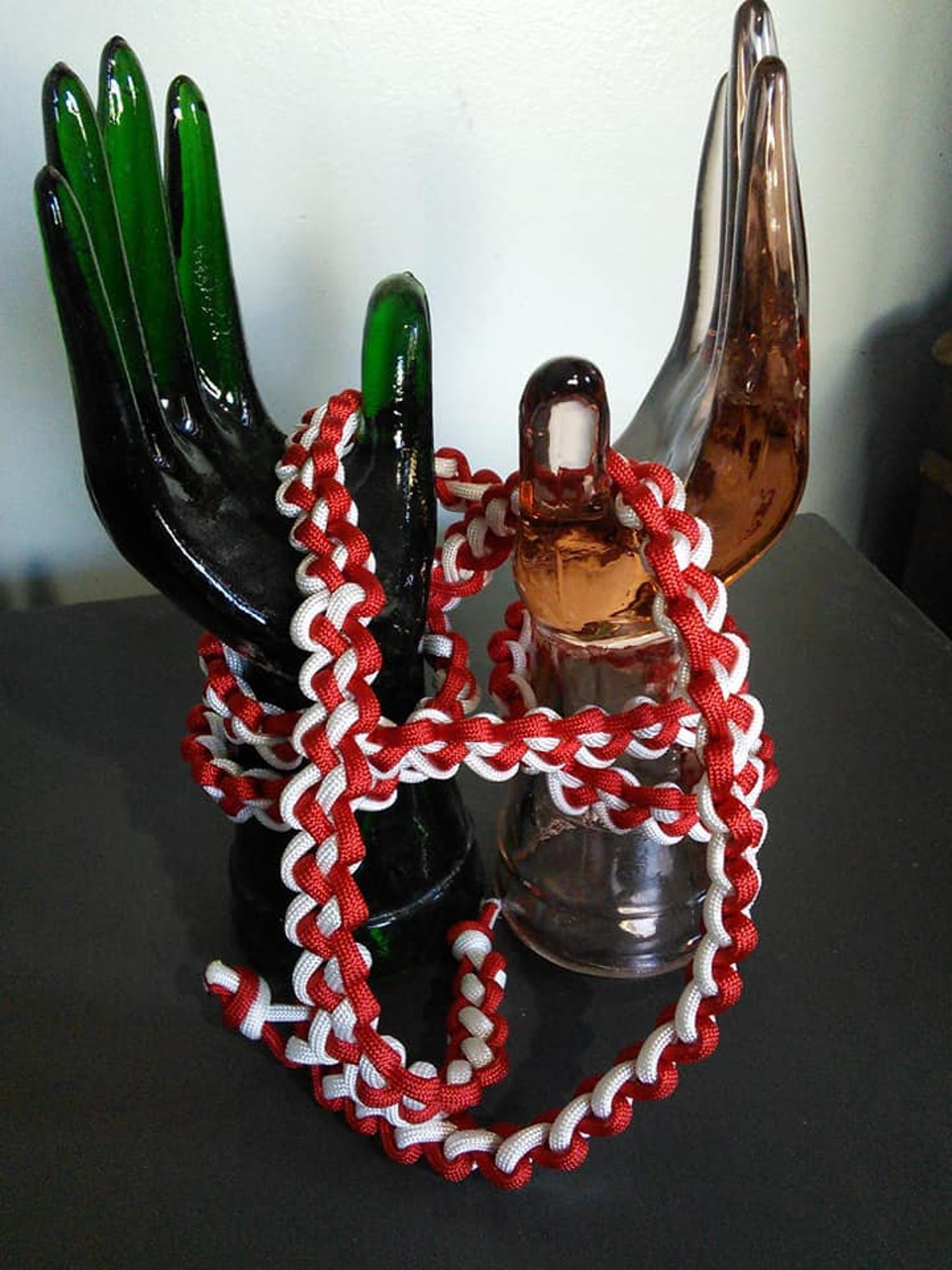 Red and White Paracord Handfasting Nylon Cord - Etsy