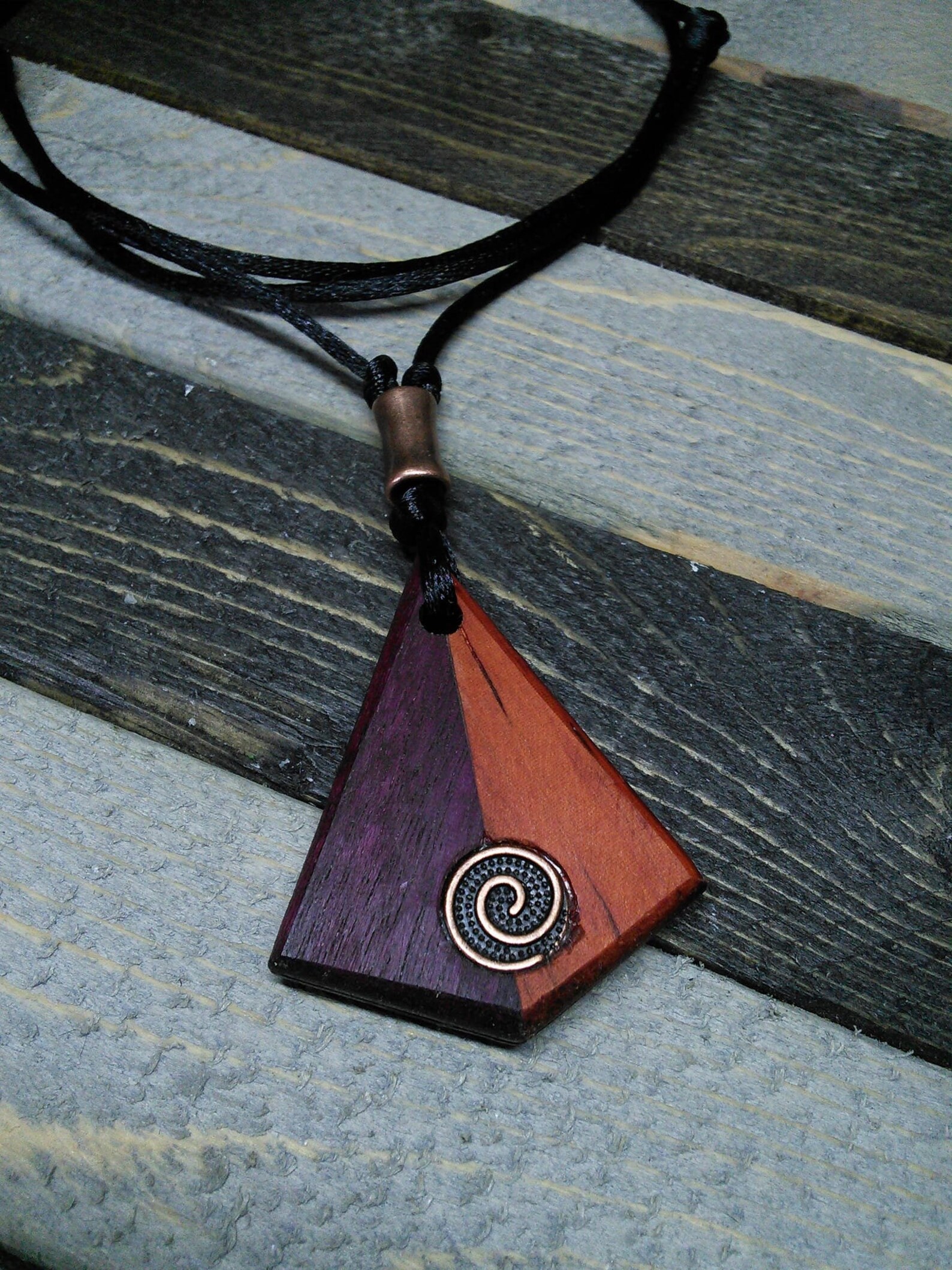 Exotic Wood Pagan Witch Protection Necklace - Etsy