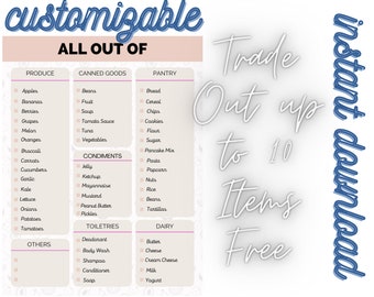 All Out of List - Etsy