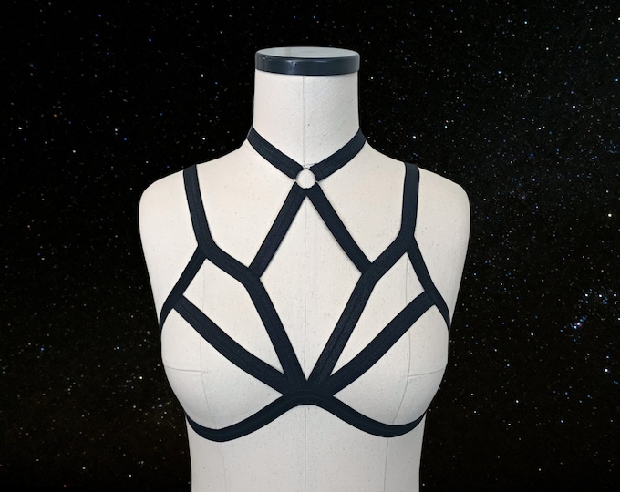 NOCTURNE Harness Top - Elastic Harness | Strappy Top | Custom Fit ...