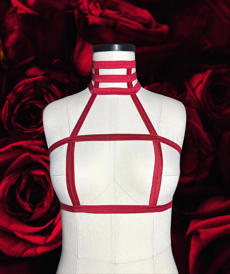 KATANA Harness Top - Elastic Harness | Strappy Top | Custom Fit | Pole ...