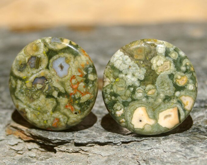 Rain Forest Jasper Cabinet Knobs or Drawer Pulls Smaller - Etsy