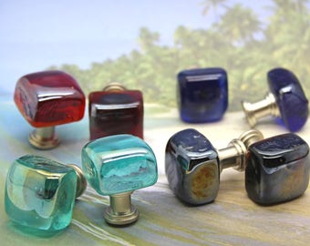 Beach Glass Knobs - Etsy