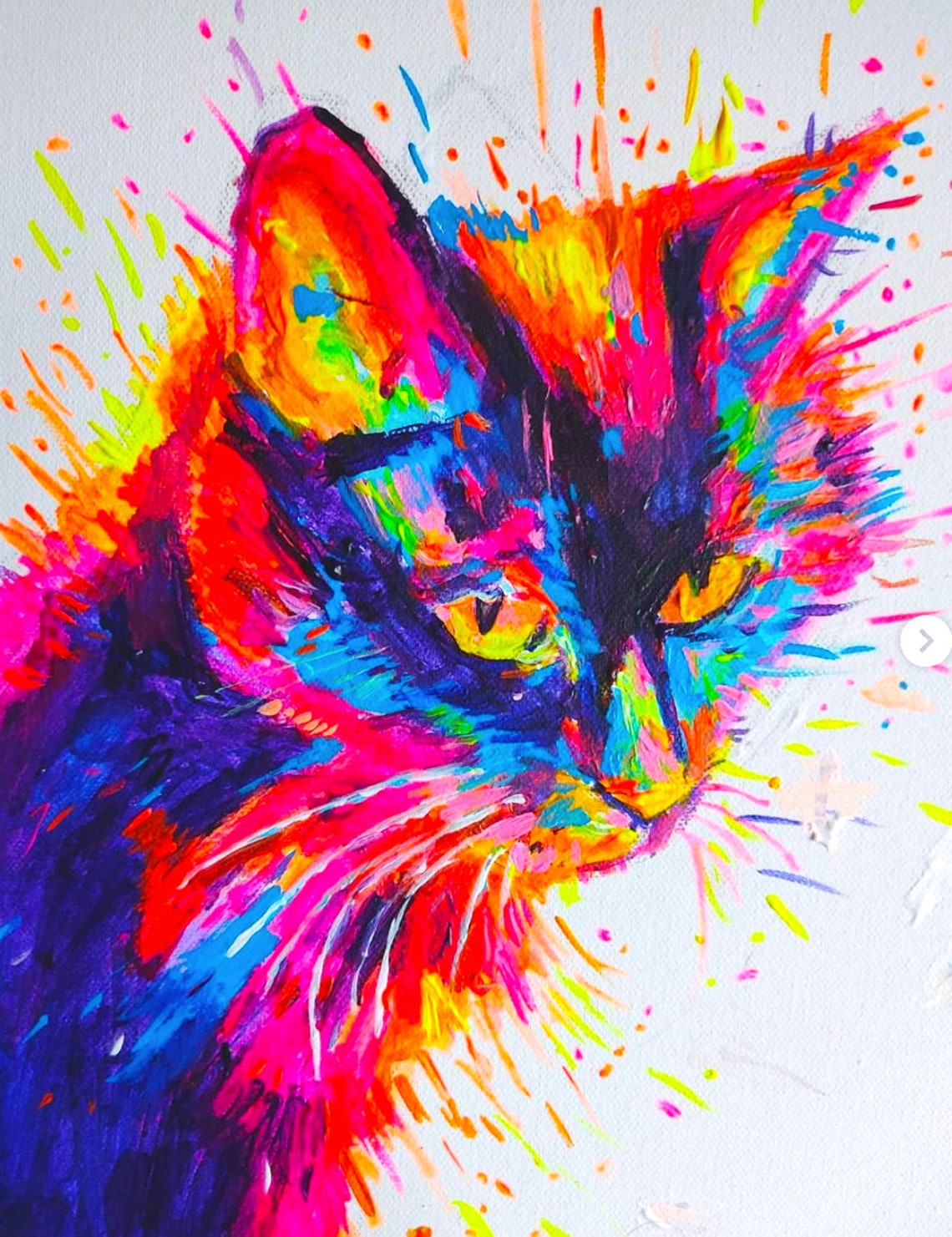 CUSTOM PET Painting Animal Art Portrait Pet Abstract Impressionism ...