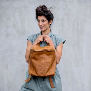 Mini Rucksack, Small Leather Backpack, Leather Purse, Leather Backpack ...