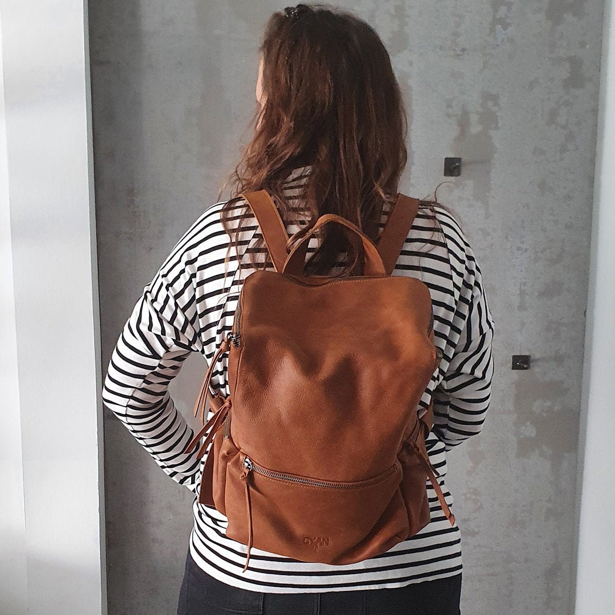 Women Leather Backpack Small Backpack Purse Laptop Backpack | Etsy