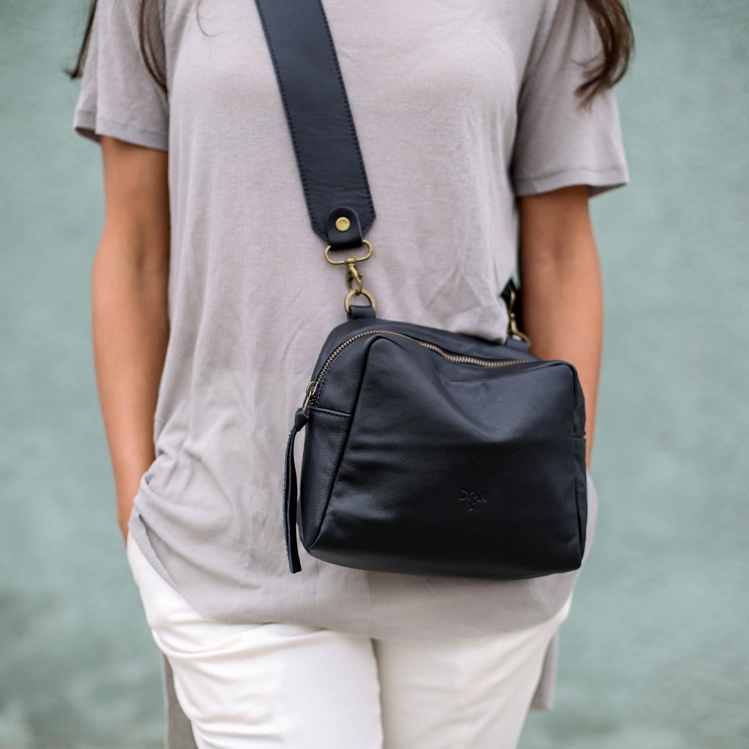 Soft Leather Crossbody Purse, Envelope Purse, Minimalist Crossbody Bag ...