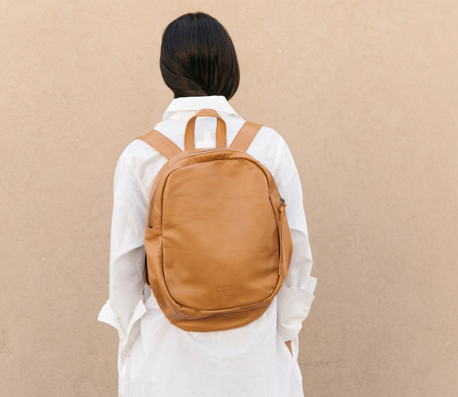Brown Leather Backpack Women Travel Bag Large Backpack - Etsy