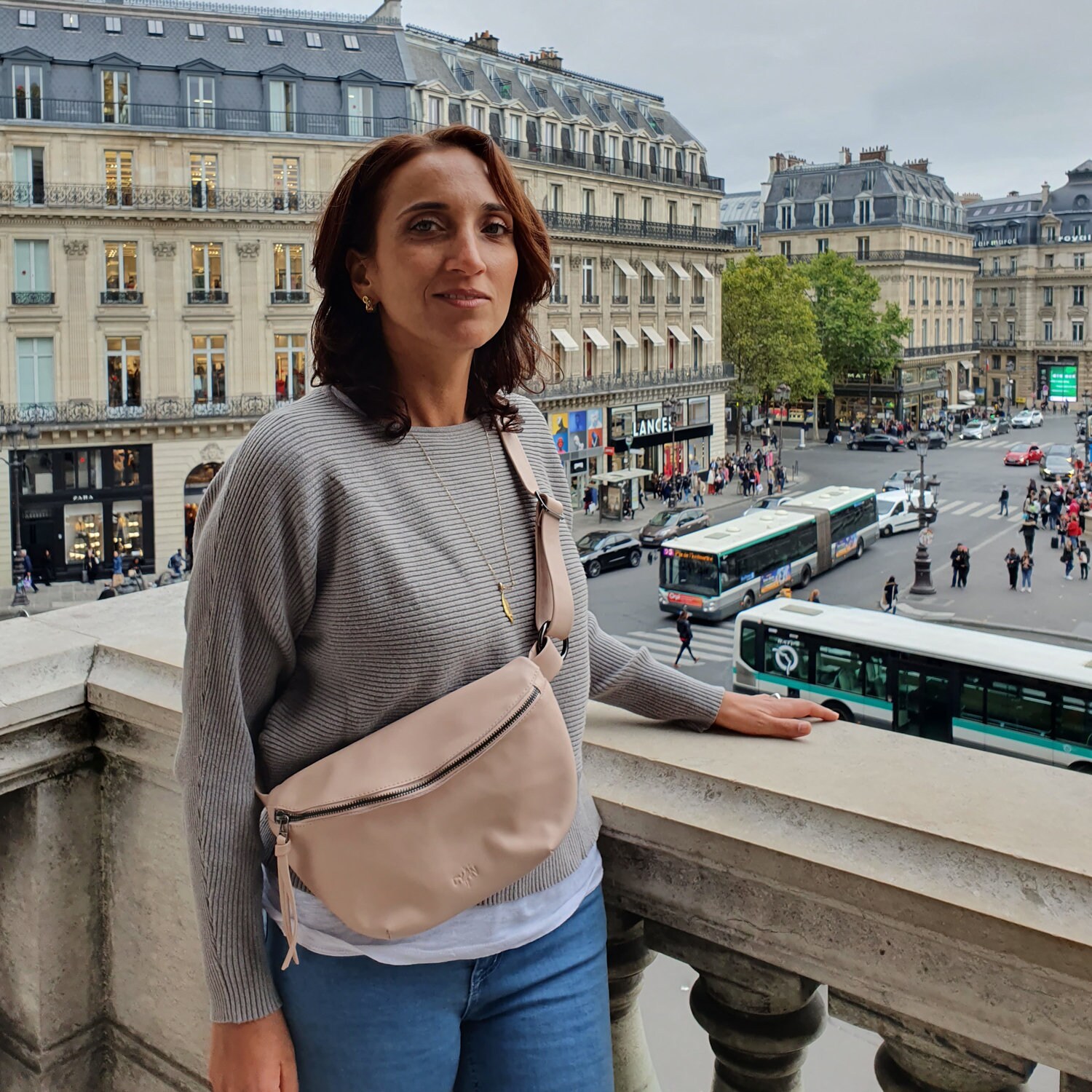 Women Fanny Pack Leather Belt Bag Women Hip Bag Leather | Etsy