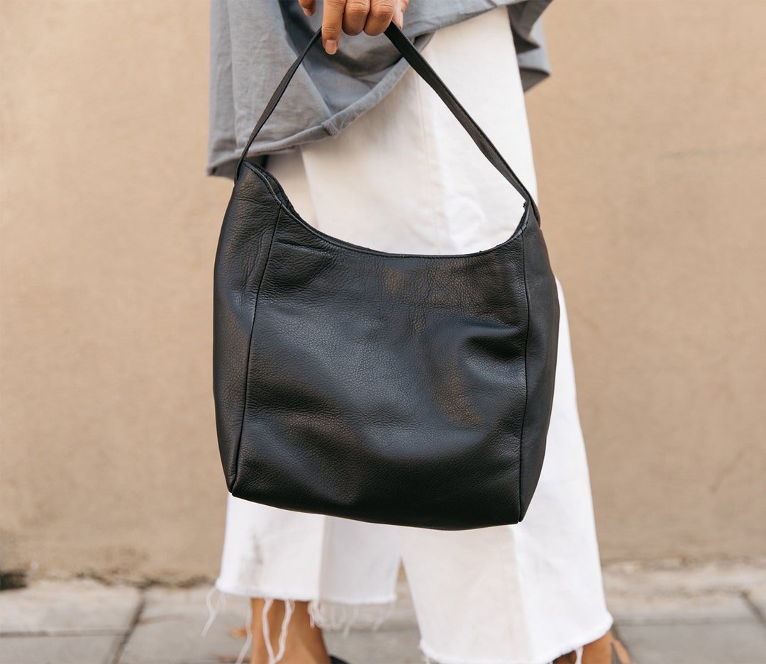 Mini Leather Purse, Small Mini Hobo Purse, Soft Leather Mini Shoulder ...