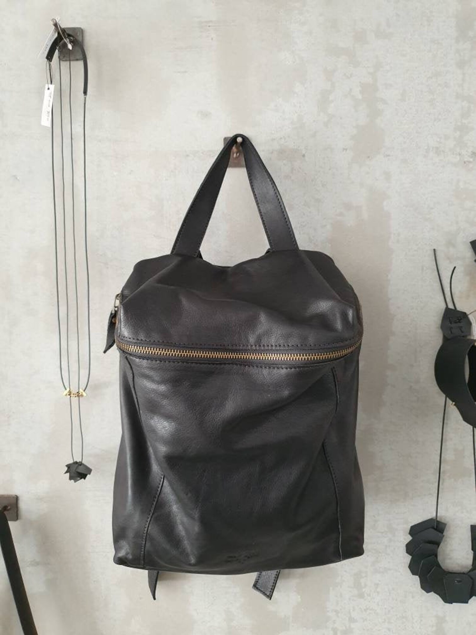 Small Backpack Purse Leather Backpack Women Soft Black - Etsy