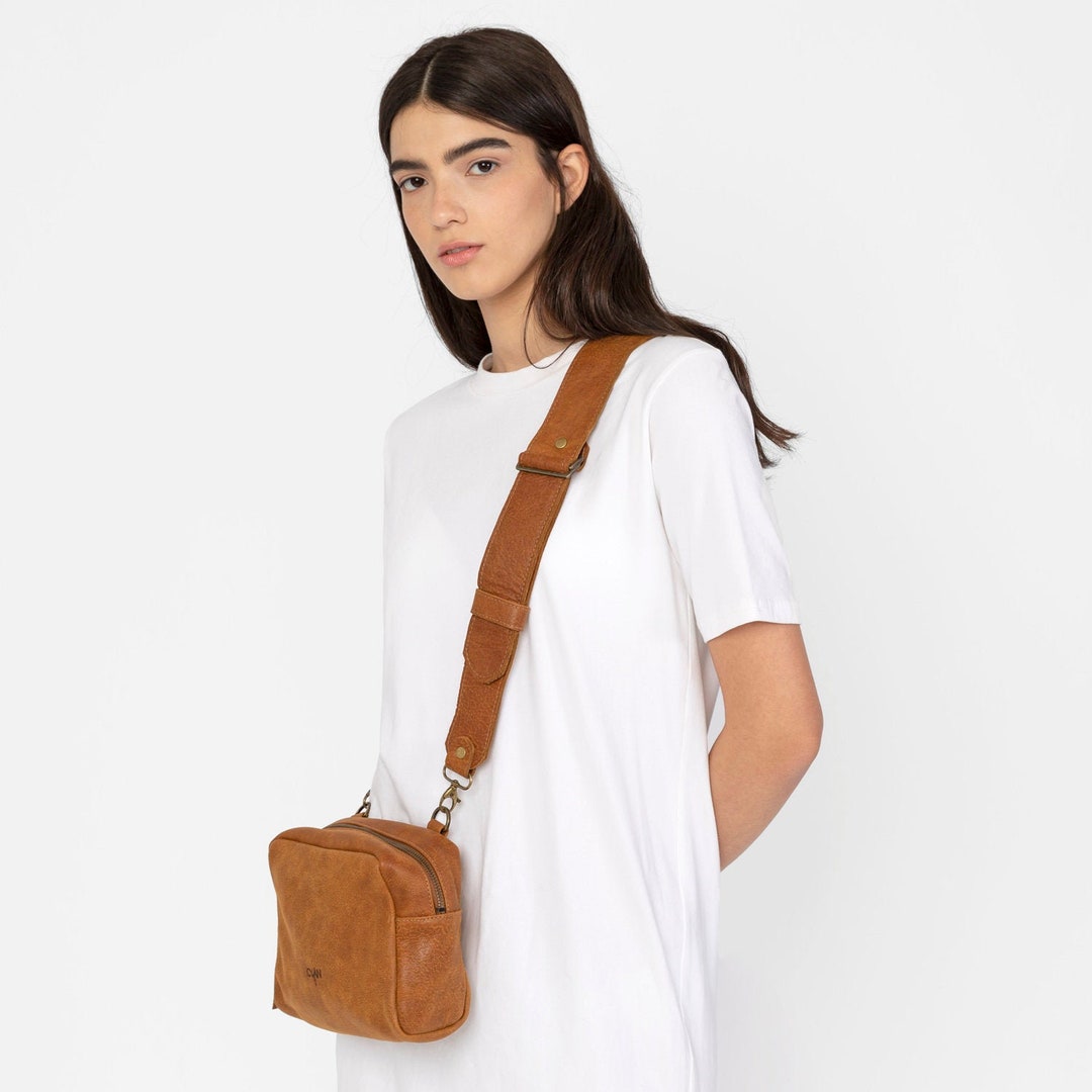 Small Shoulder Bag, Honey Brown Leather Purse, Small Crossbody Bag ...