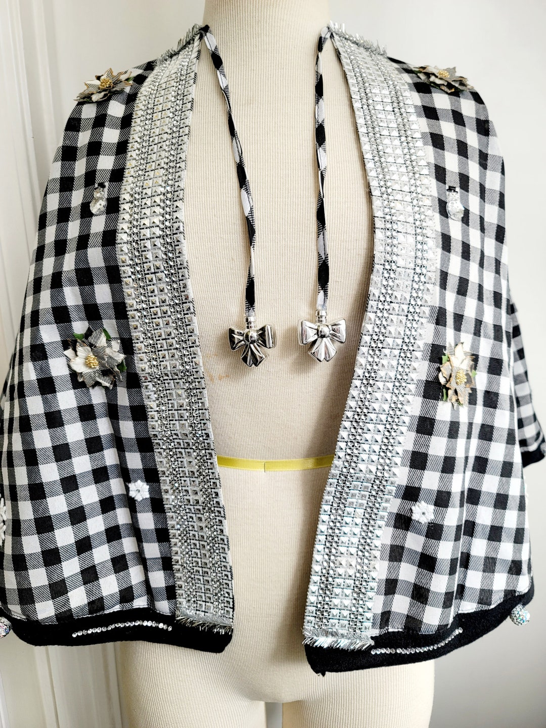 One of a Kind Christmas Cape With Matching Masks, Hat, Earrings ...