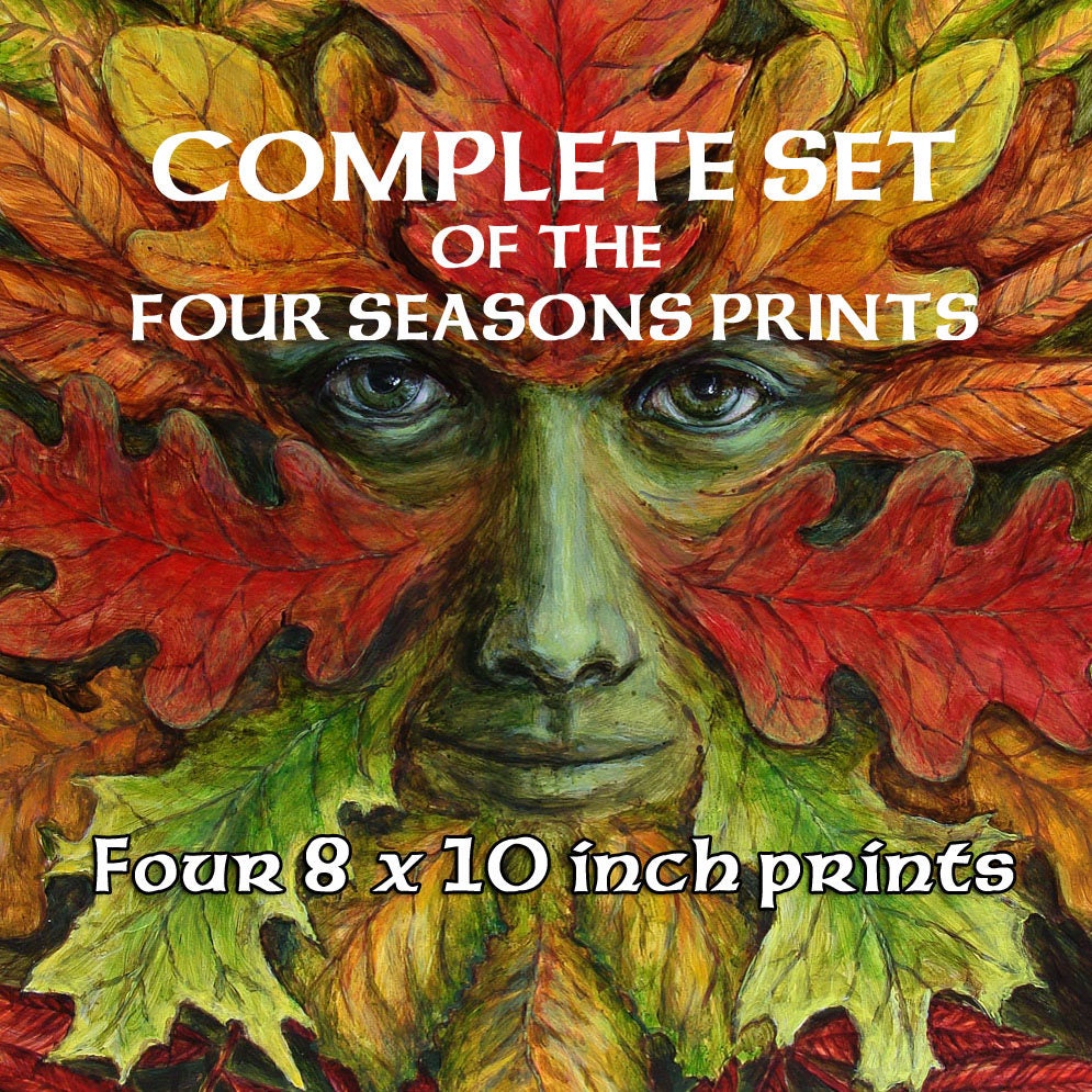 Four Seasons Set of Four Limited Edition Giclee Prints Spring May ...