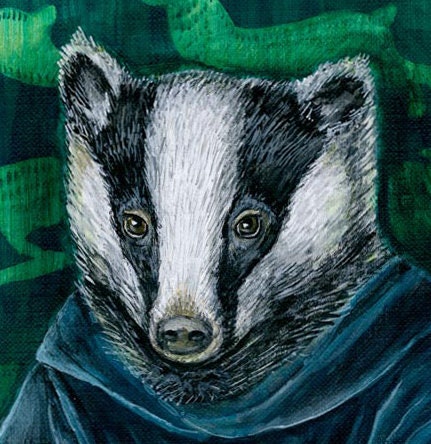 Renaissance Badger Portrait Fine Art Print - Etsy