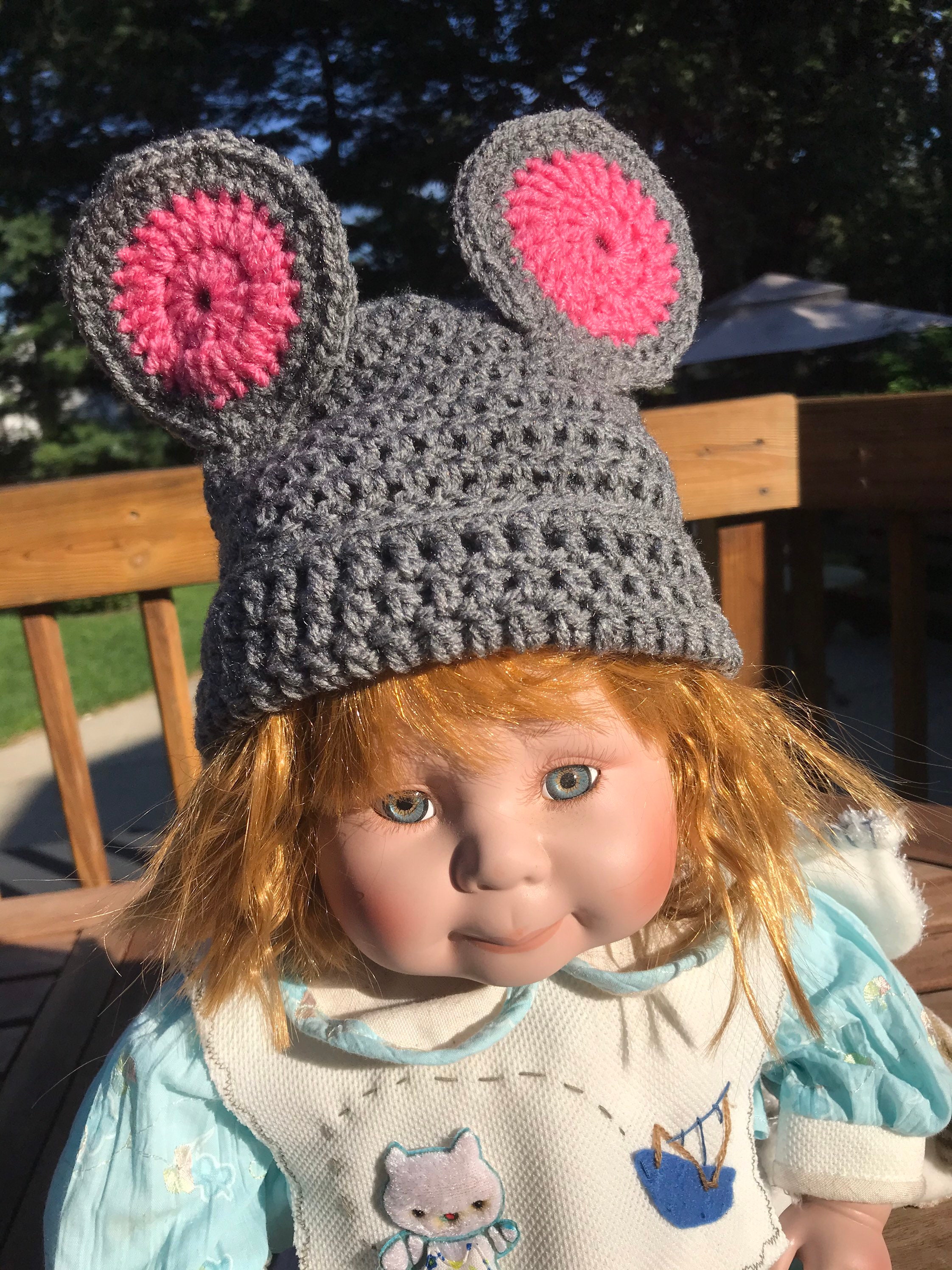 Mouse Diaper Cover and hat - Etsy.de