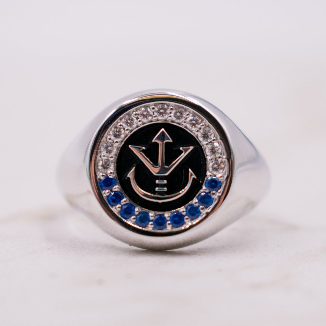DBZ Saiyan Family Crest Fan Ring in Silver - Etsy