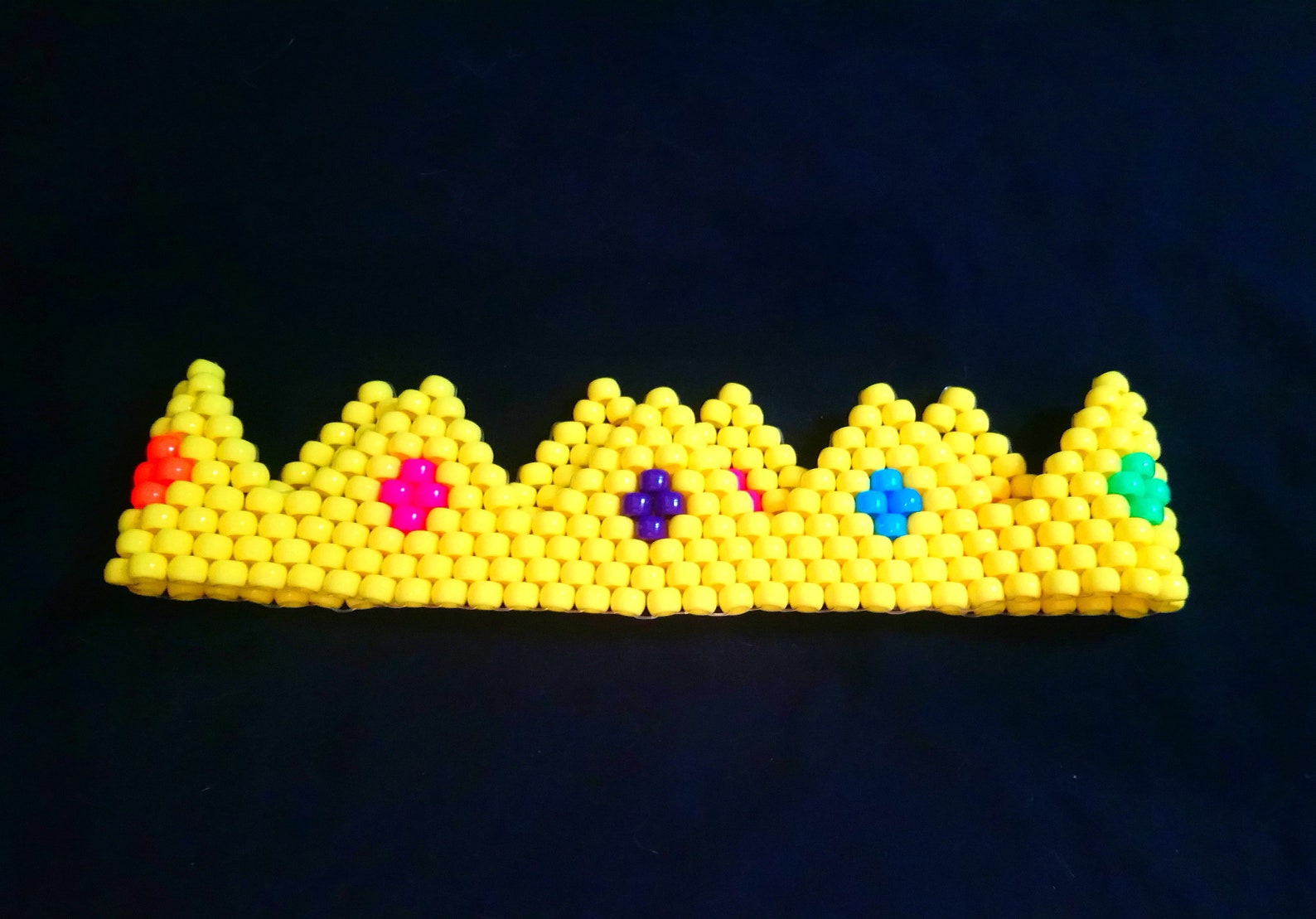 Kandi Crown Beaded Headband - Etsy