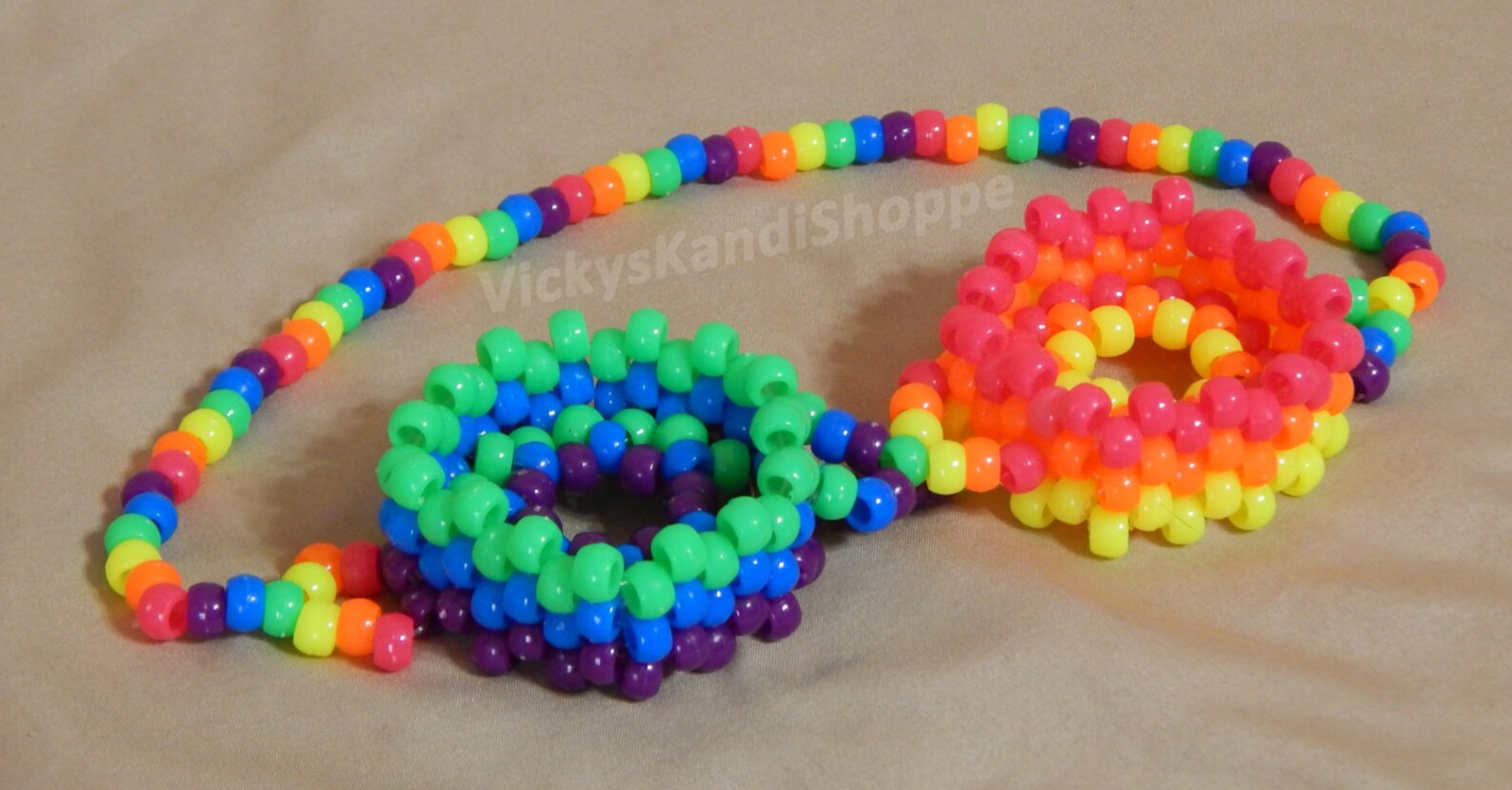 Rainbow Kandi Goggles - Etsy