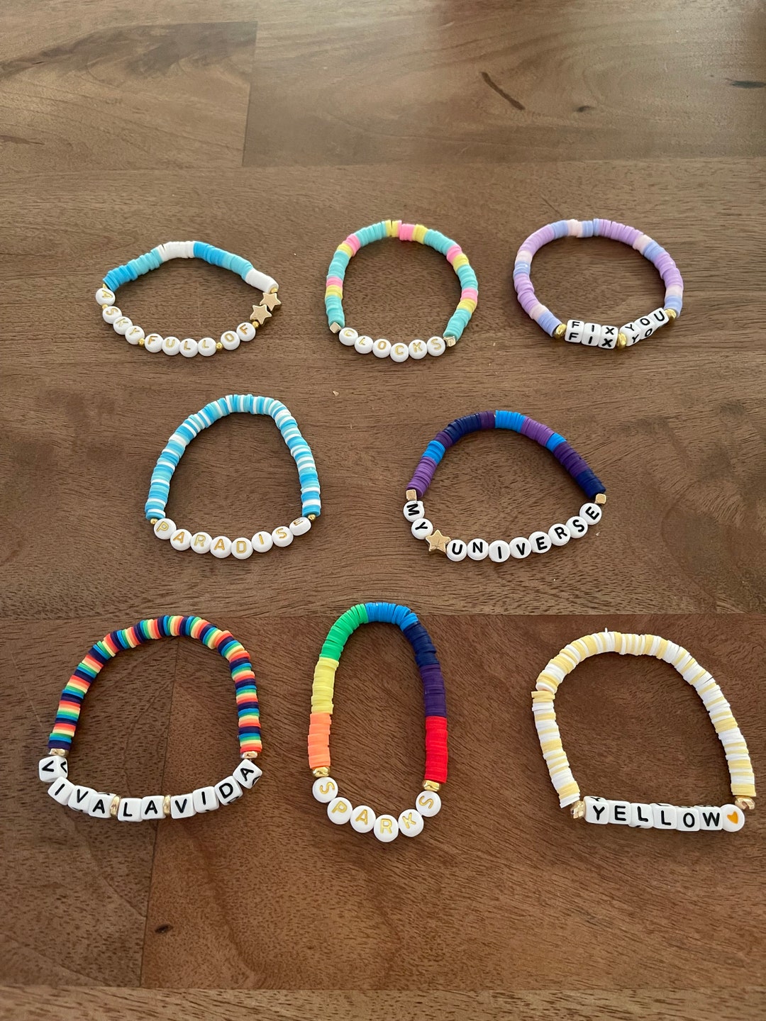 Coldplay Concert Bracelets - Etsy