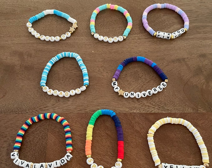 Coldplay Bracelet - Etsy