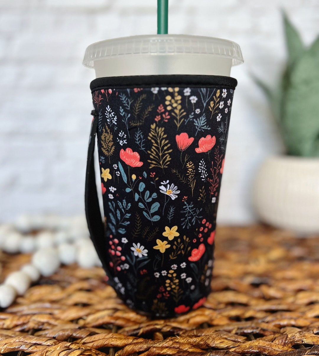 Iced Coffee Sleeve With Handle, Loaded Tea Drink Sleeve, Gift for ...
