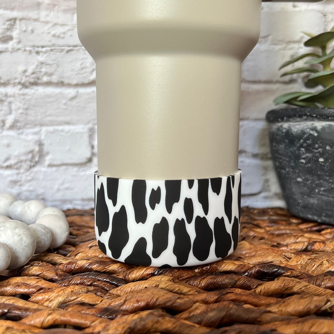 40oz Tumbler Bumper Boot, Cow Print Silicone Bumper Boot for 40oz ...