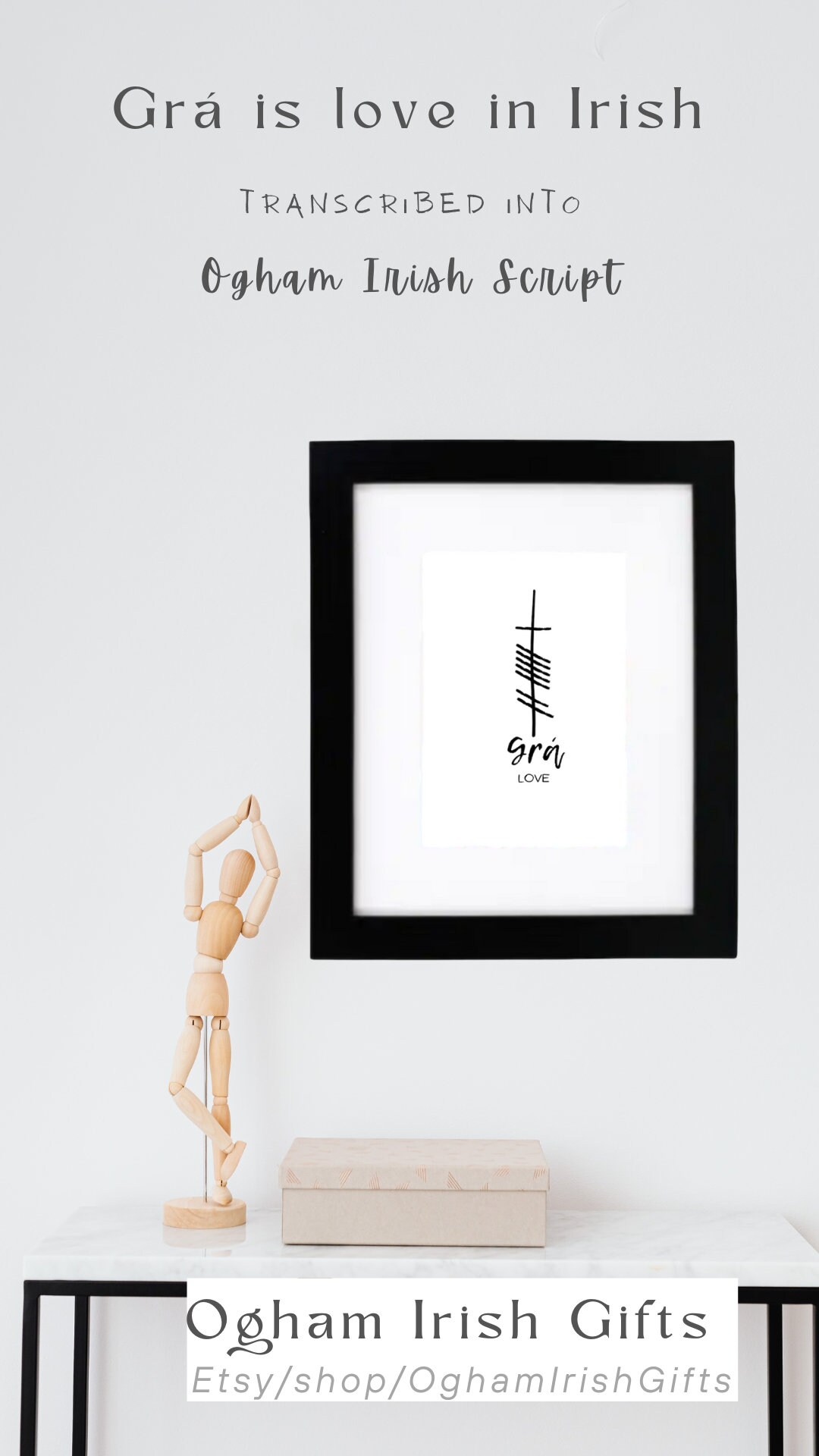 Grá/love New Home Irish Wall Art. Customize , a One of a Kind ...