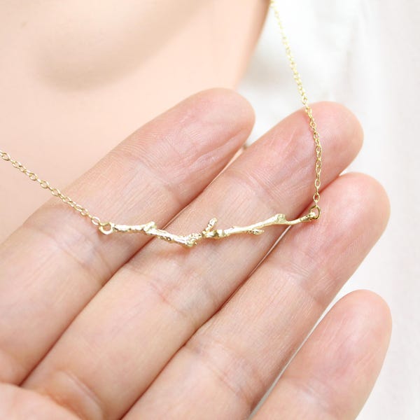 Tree Branch Necklace - Etsy