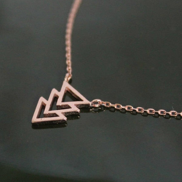 Triangles Necklace - Etsy
