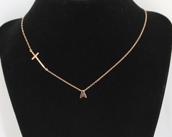 Off Center Cross | Etsy