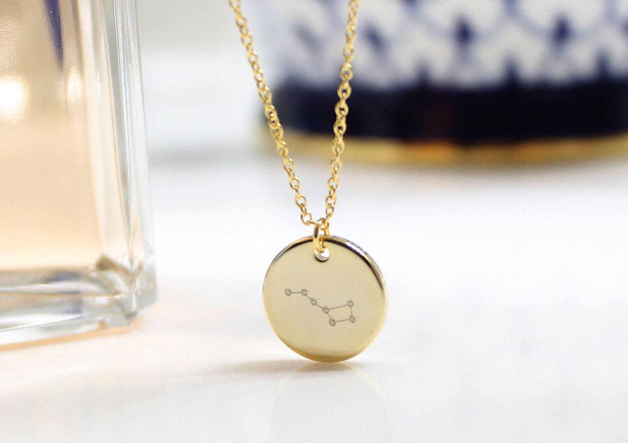 Little Dipper/big Dipper Necklace in Gold/silver/rose Gold | Etsy