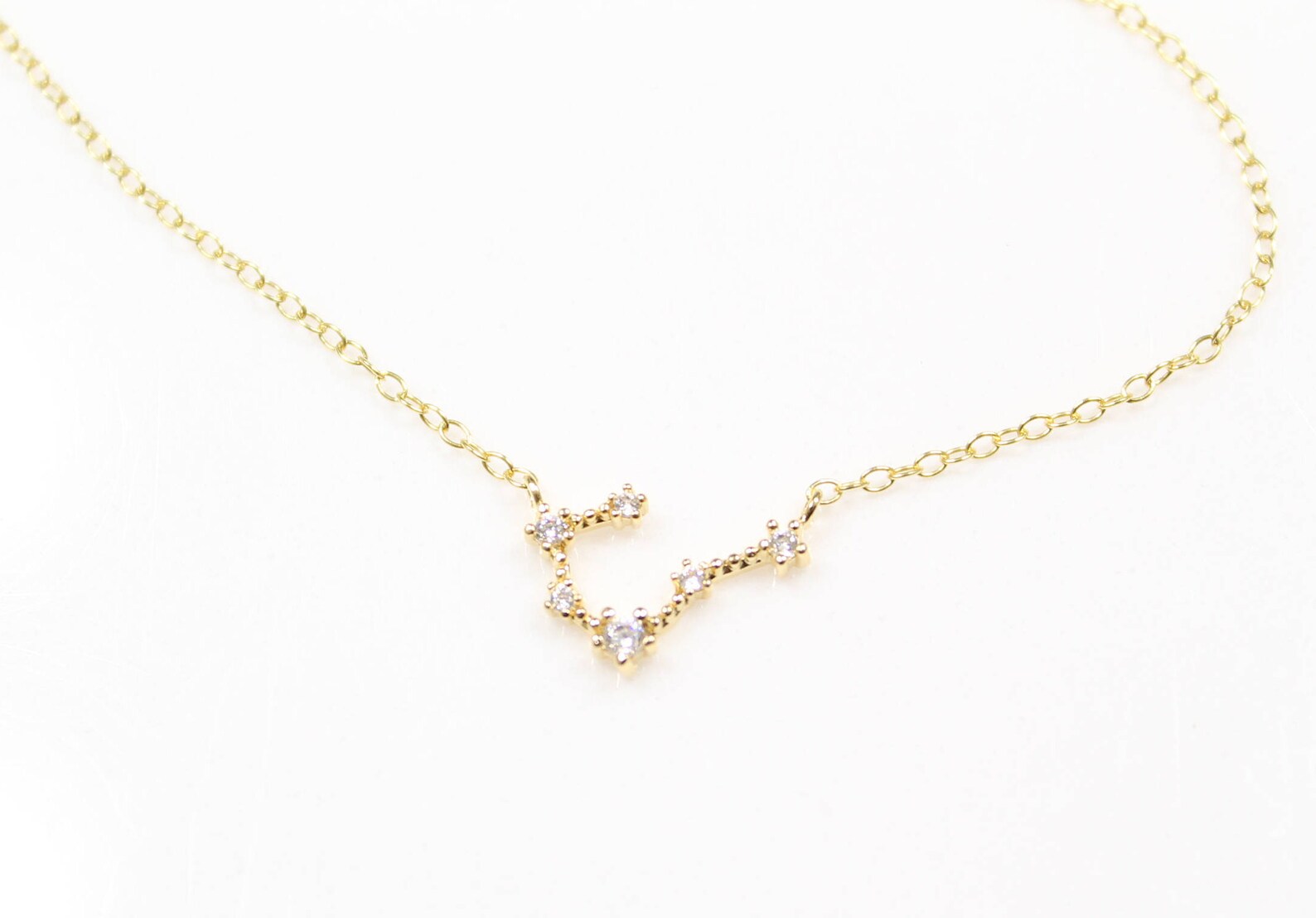 Little Dipper Necklace Big Dipper Necklace Cubic Zirconia | Etsy