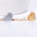 Rose Rose Gold Heart Necklace, ROSE GOLE FILLED Chain, Hand Stamped ...