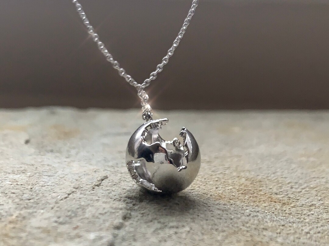 Earth Necklace, Globe Necklace, 3D Planet Earth Pendant, Traveler Gift ...