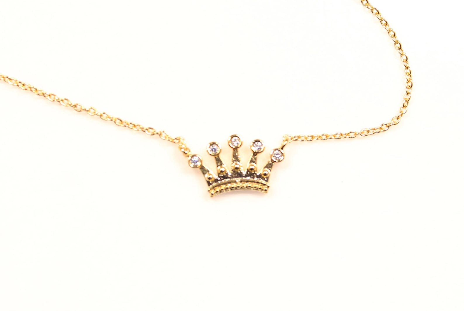 Crown Necklace Princess Crown Necklace Queen Necklace - Etsy