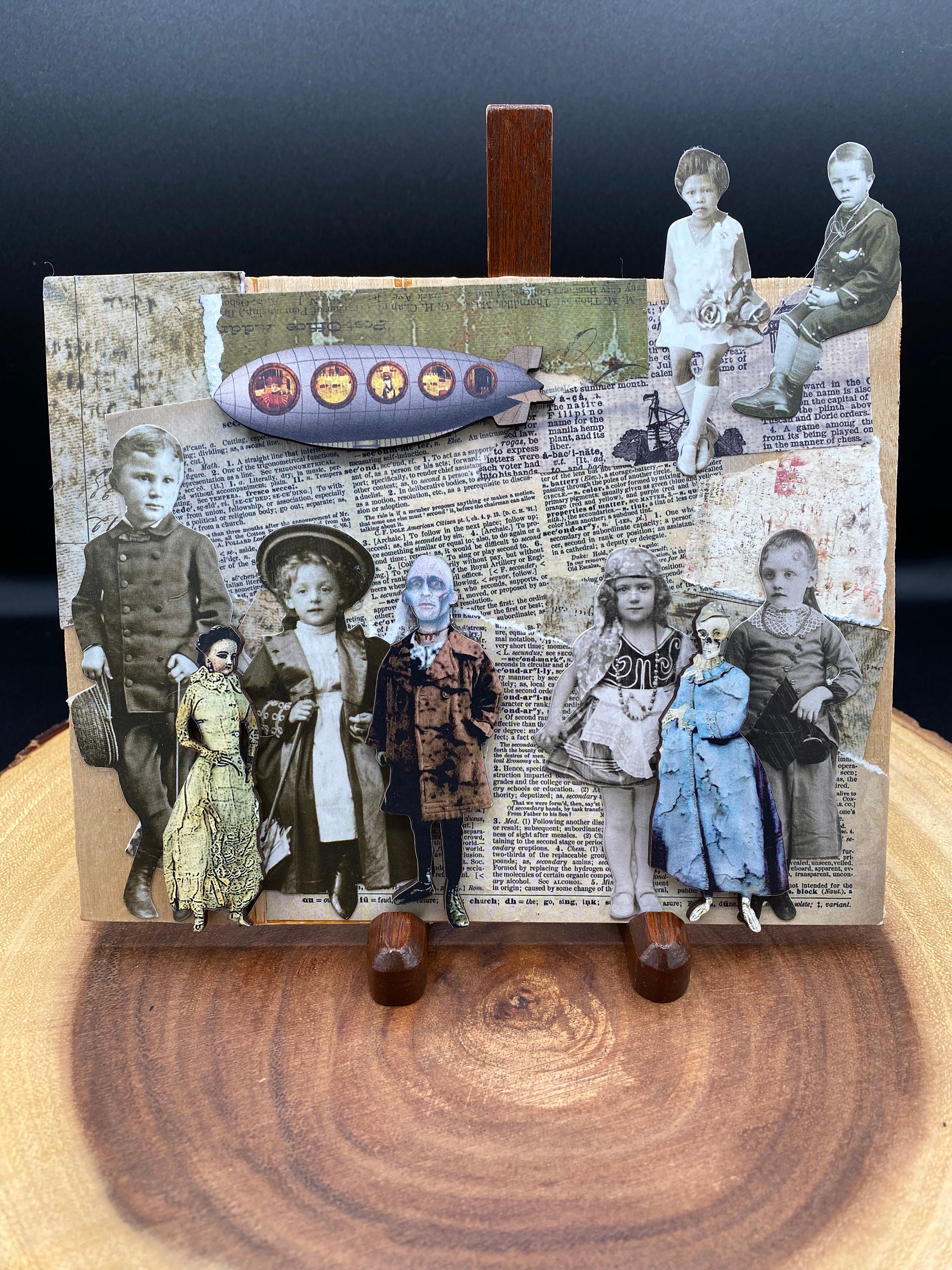 Zombie Kids Junk Journal Mixed Media Style Art by I Hug Trees Not ...