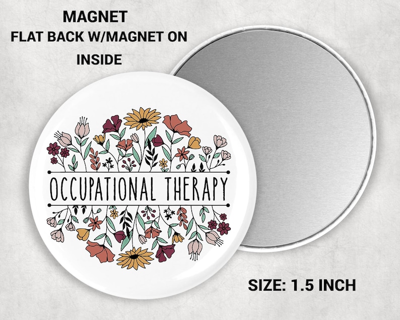Occupational Therapy Button Pin or Magnet: OT Gift, 60 Designs - Etsy