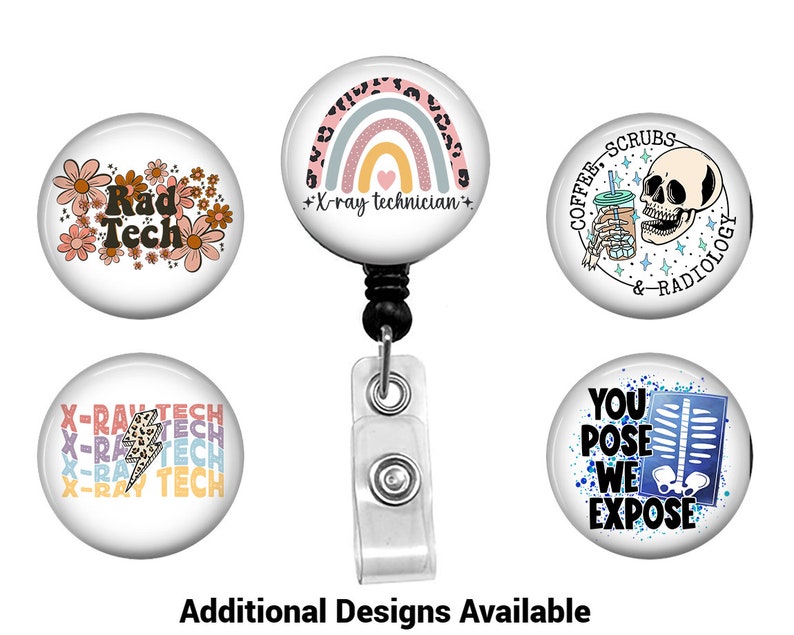 Radiology Tech Badge Reel: Interchangeable Medical ID Holder - Etsy