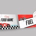 Editable Race Car Food Labels, Racing Car Birthday, Race Car Party ...