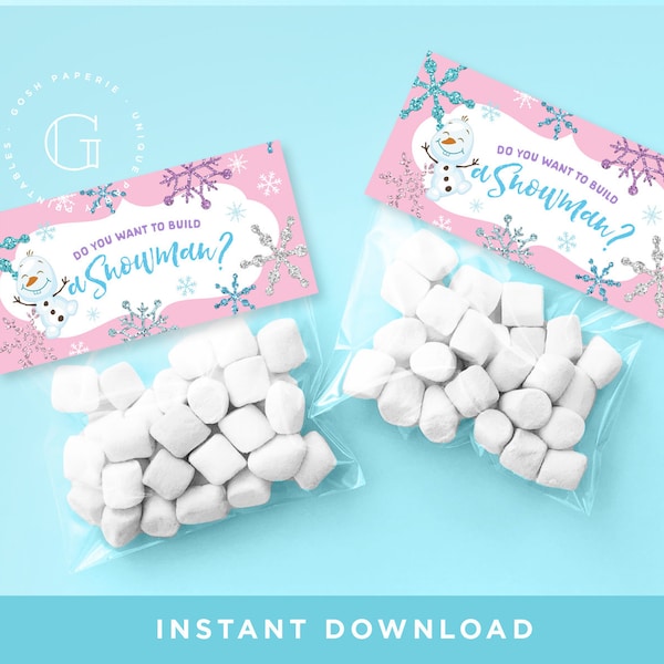 Snowman Bag Topper - Etsy